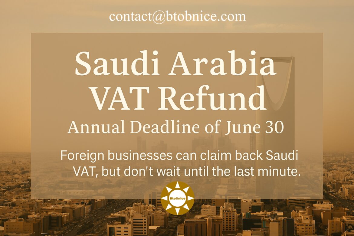 Saudi Arabian VAT Refund – btobnice.com